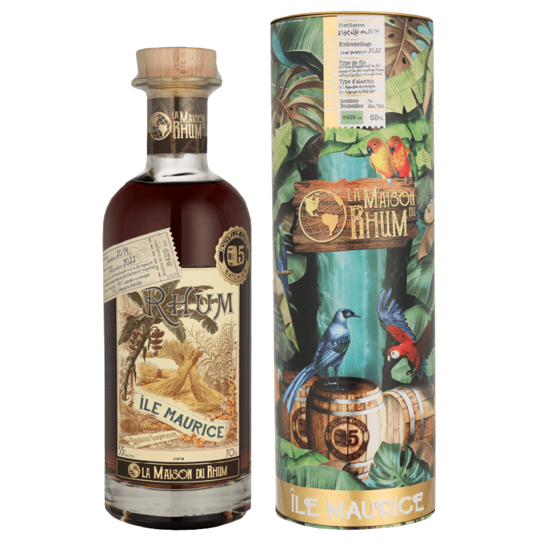 La Maison du Rhum Mauritius Batch #5 Chamarel 0.7L 55% GB – drinksdrinks.lv